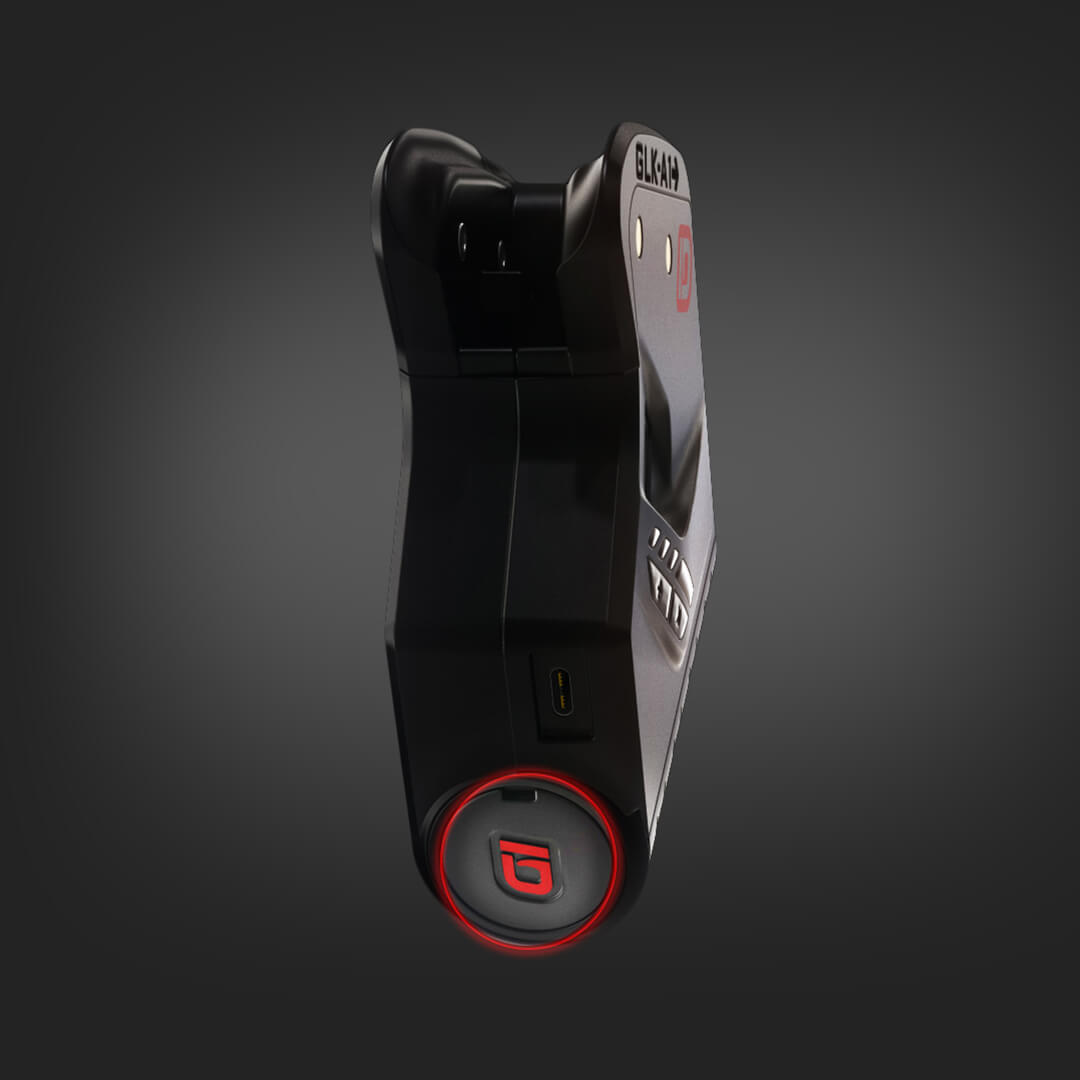 Biometric fingerprint scanner with mechanical override for Glock (Model ...